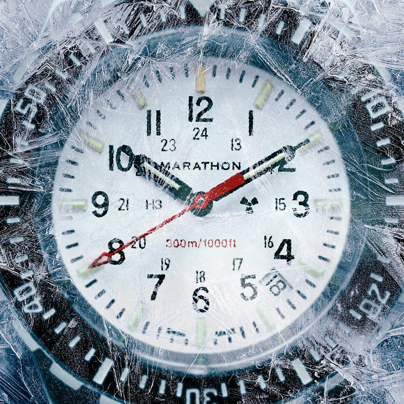 41mm Arctic Edition Large Diver's Quartz (TSAR) with Stainless Steel B ...
