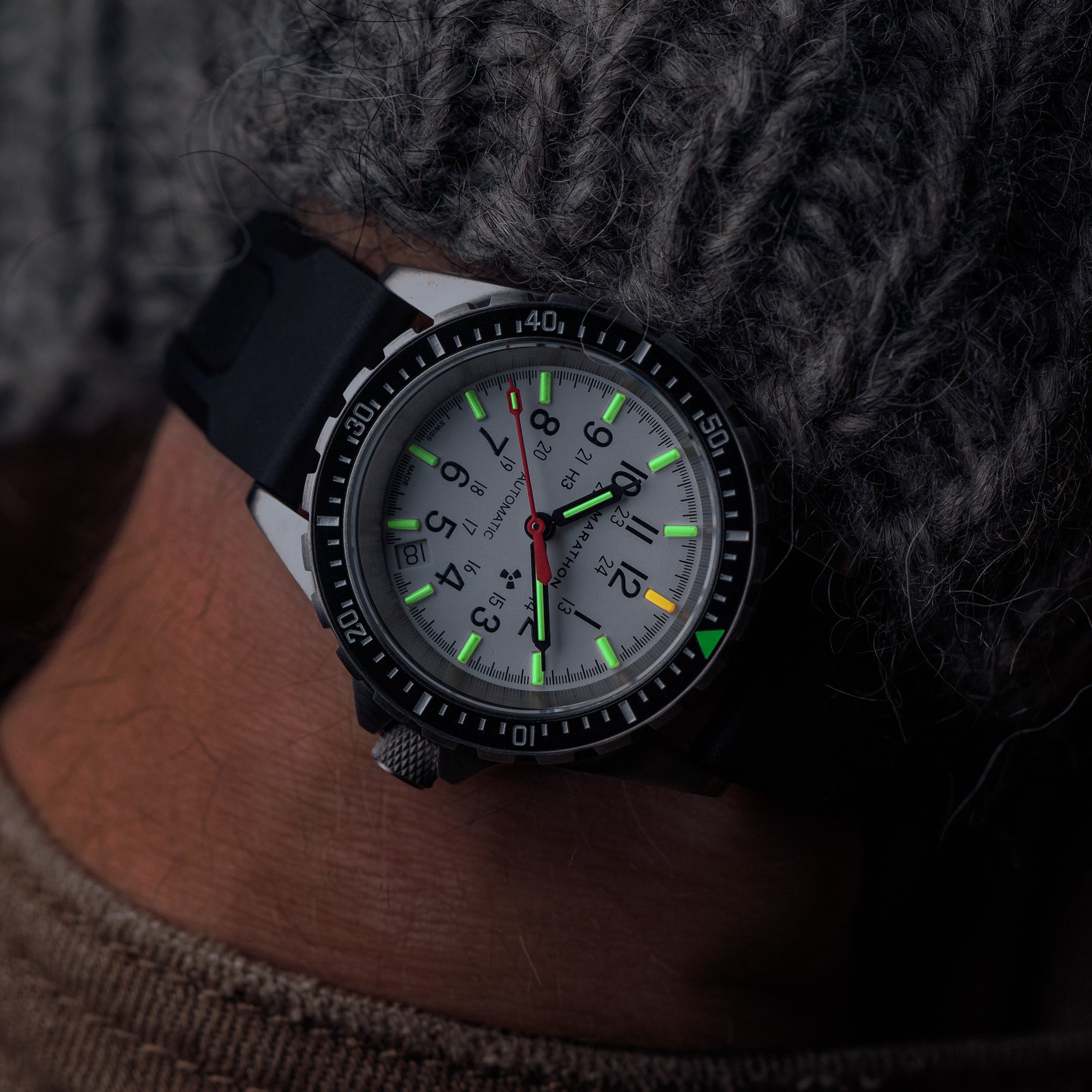36mm Arctic Edition Medium Diver's Automatic (MSAR Auto) – Marathon Watch