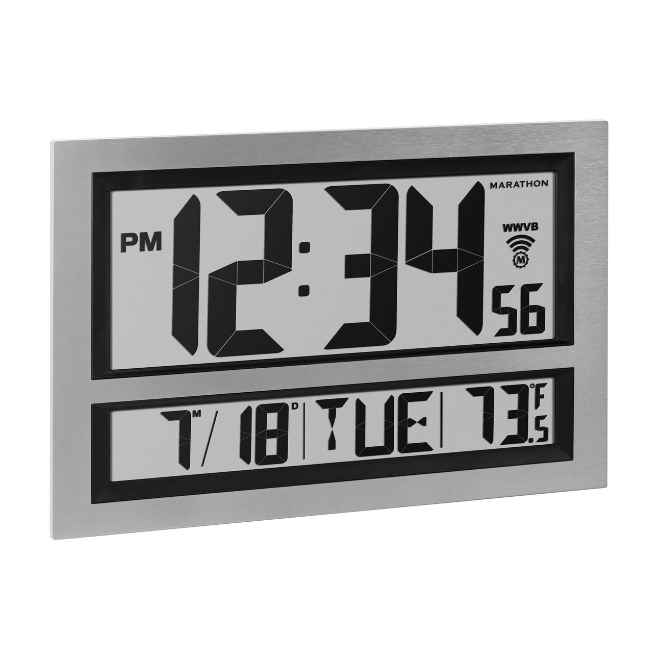 Jumbo Self-Setting Wall Clock – Marathon Watch