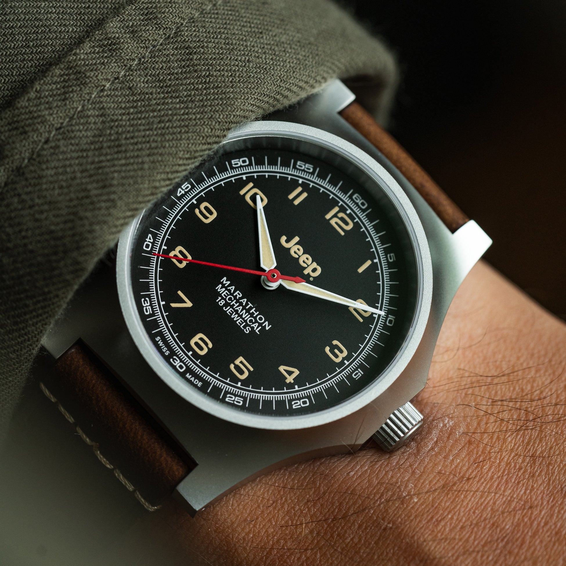 41mm Jeep® Willys SSGPM (Officer's Mechanical) – Marathon Watch