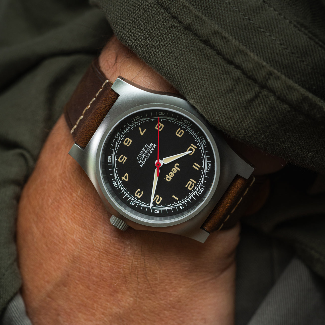 41mm Jeep® Willys SSGPM (Officer's Mechanical) – Marathon Watch