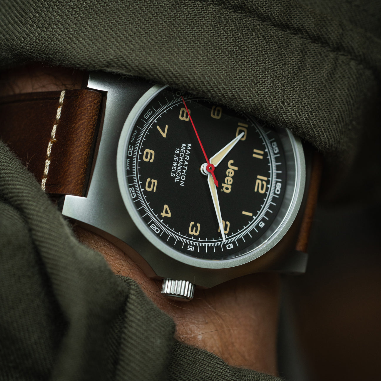 41mm Jeep® Willys SSGPM (Officer's Mechanical) – Marathon Watch
