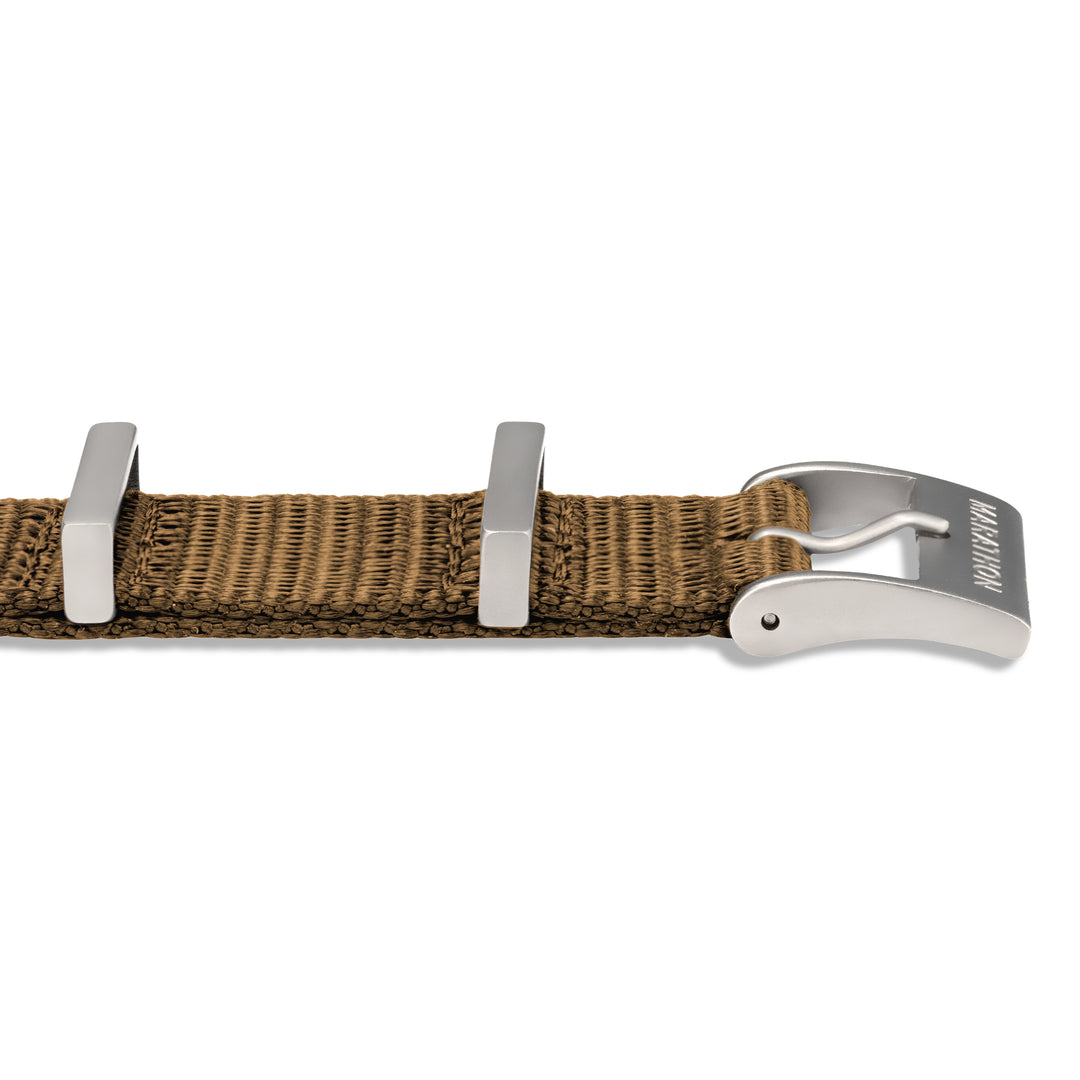 Nylon DEFSTAN Strap with Parkerized Hardware, 20mm, Desert Tan ...
