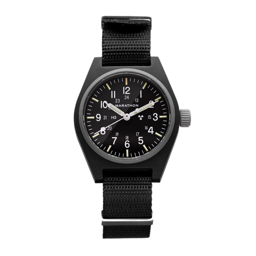 34mm Black General Purpose Mechanical (GPM) – Marathon Watch