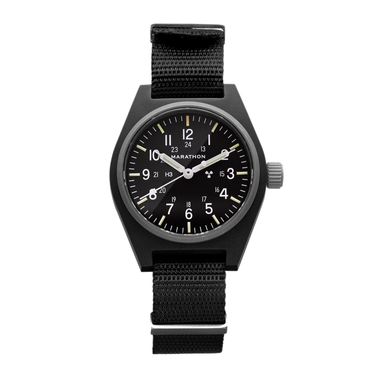 34mm Black General Purpose Mechanical (GPM) – Marathon Watch