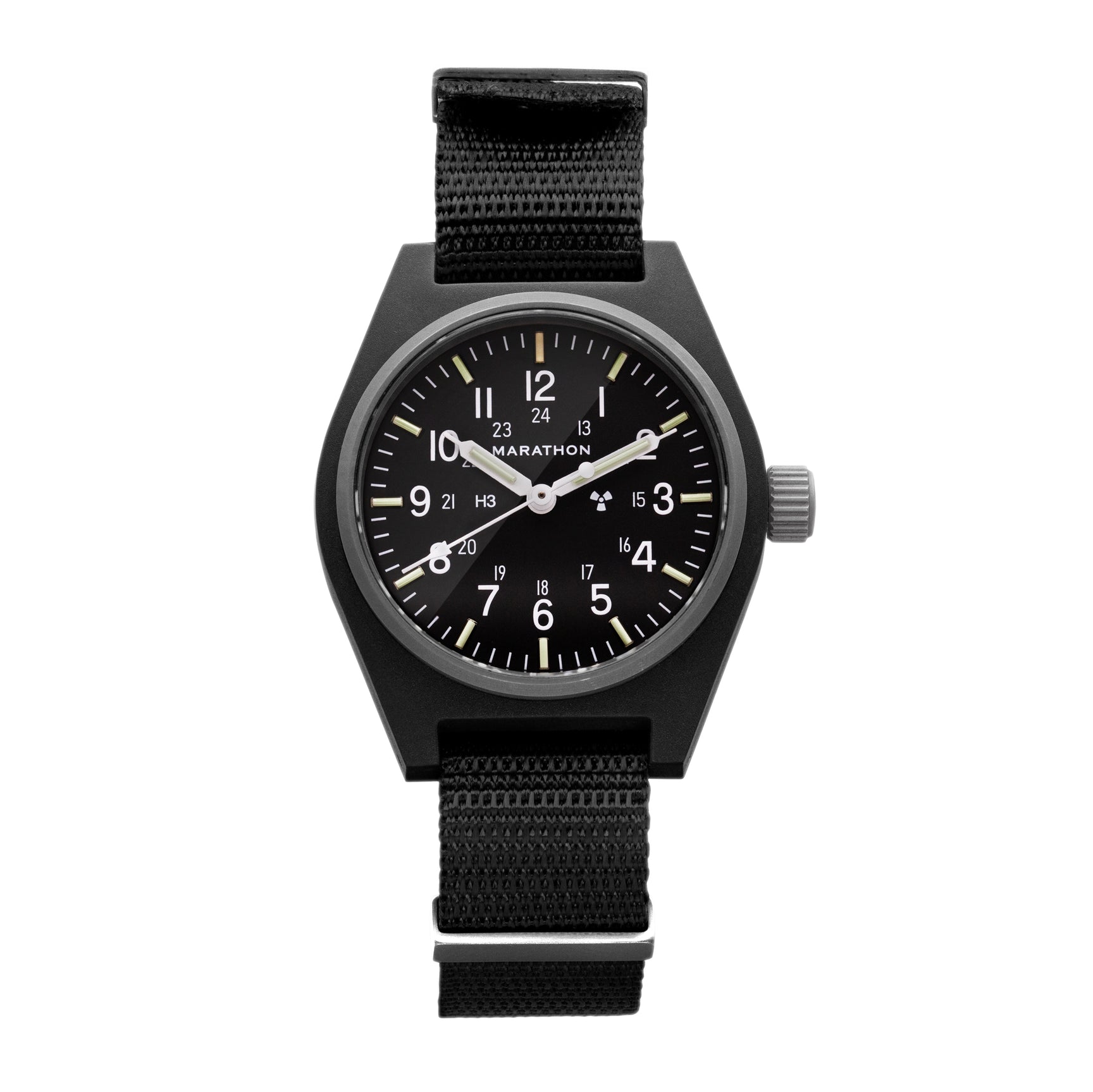 34mm Black General Purpose Mechanical (GPM) – Marathon Watch