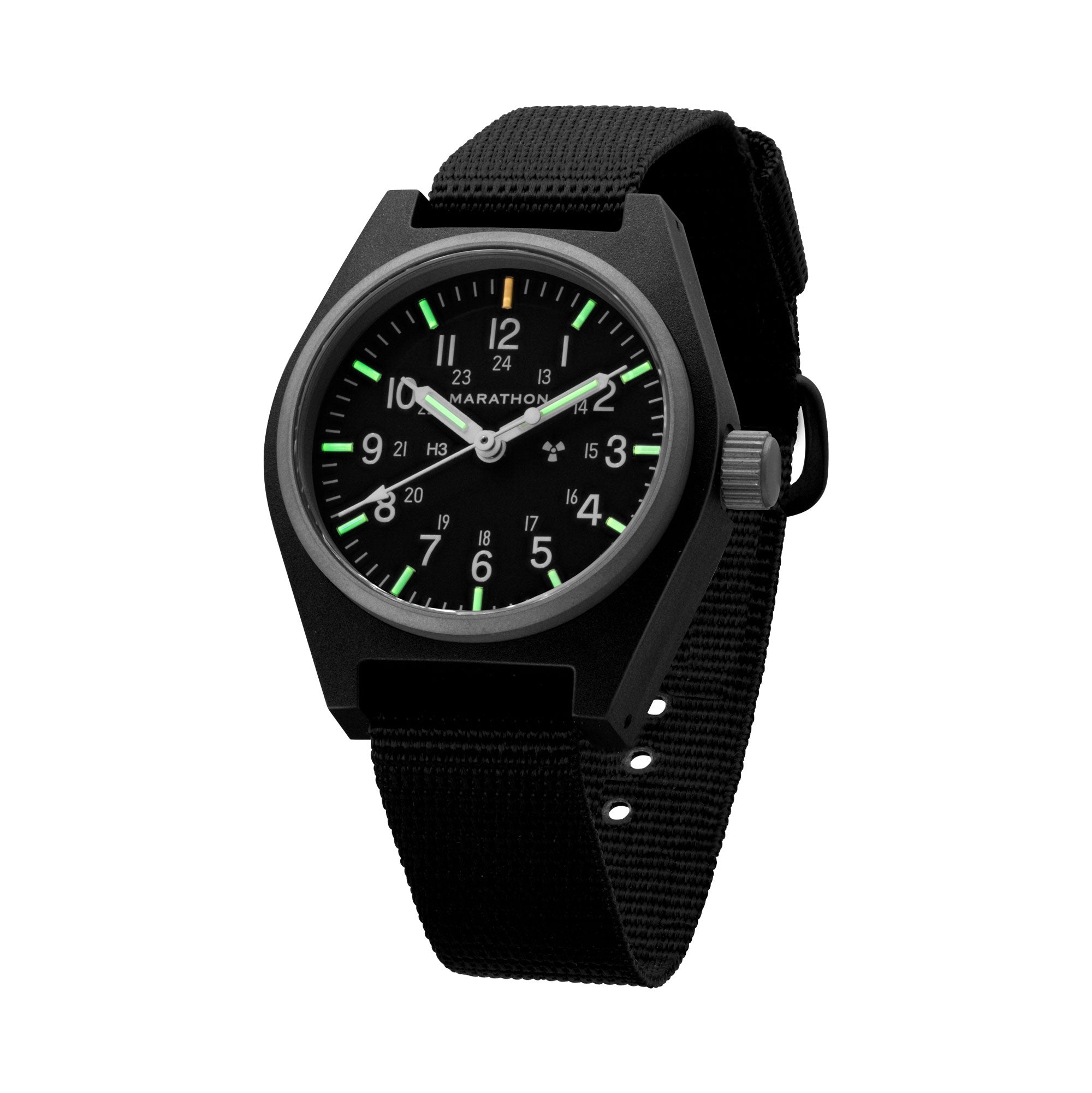 34mm Black General Purpose Mechanical (GPM) – Marathon Watch