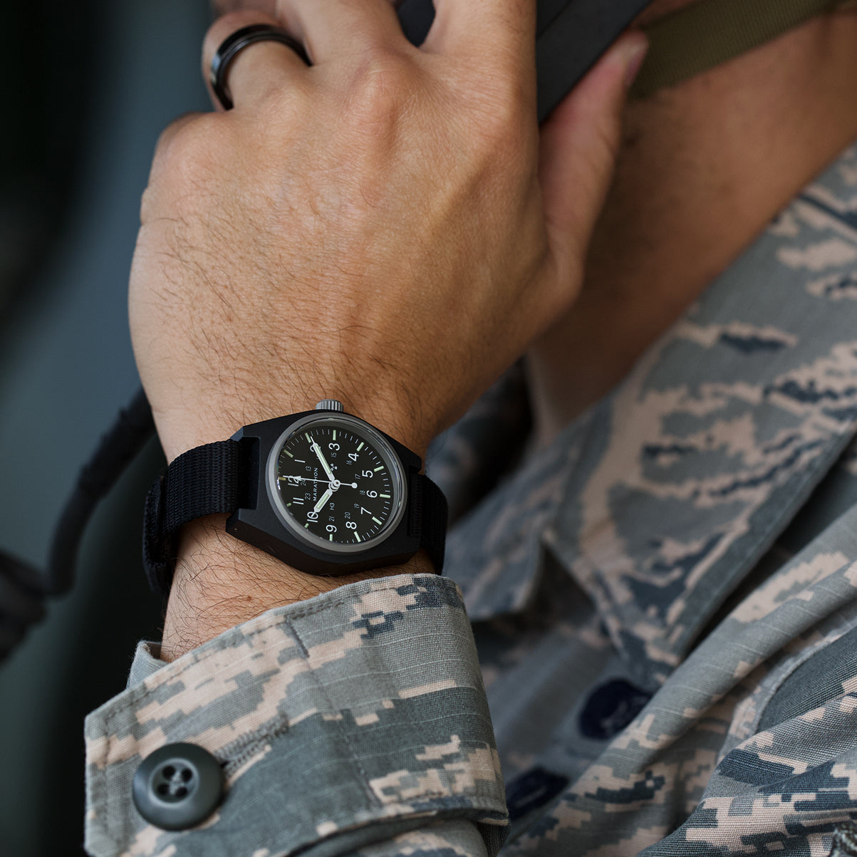 34mm Black General Purpose Mechanical (GPM)#N# #N# #N# #N# – Marathon Watch