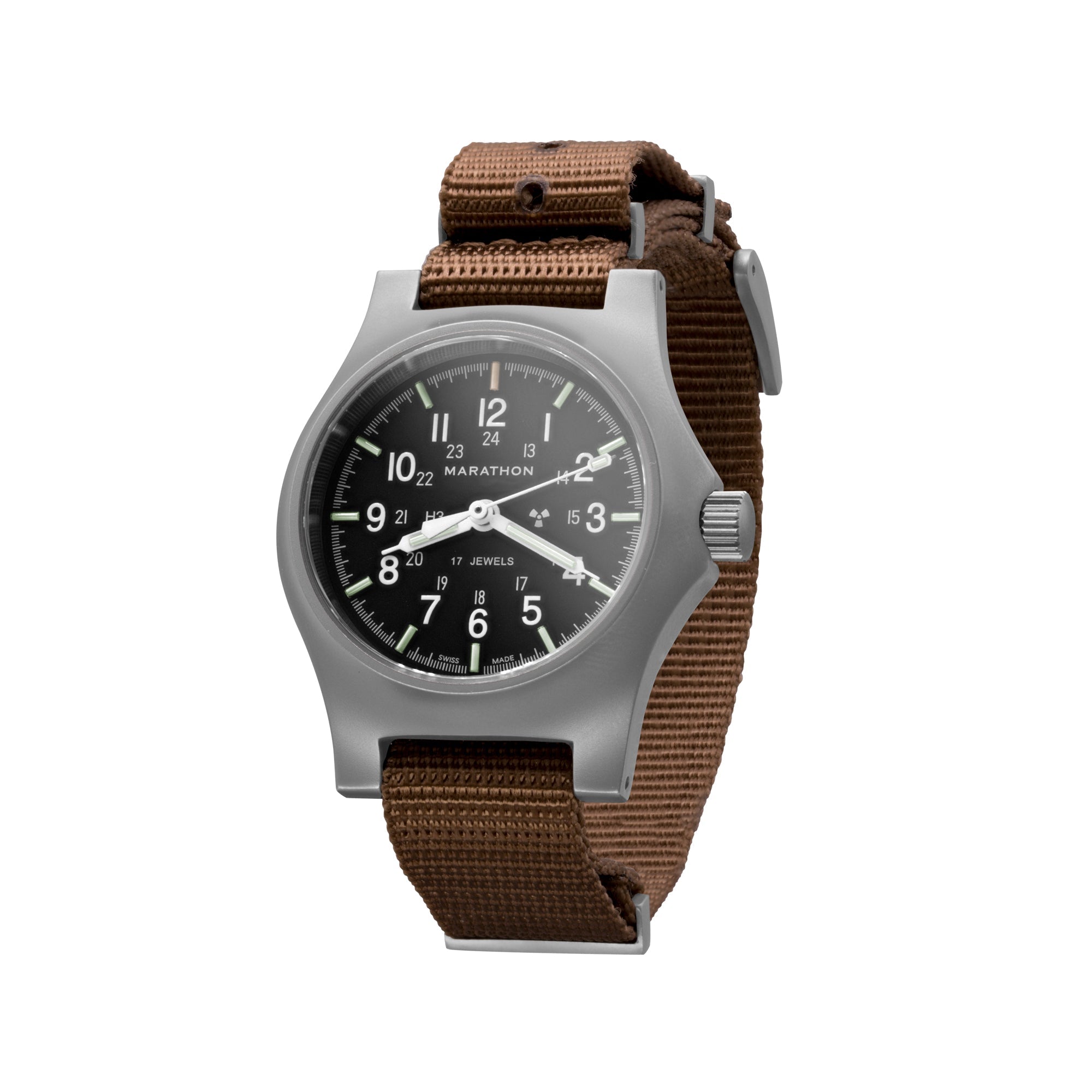 36mm Officer's Mechanical (GPM) on Nylon DEFSTAN – Marathon Watch
