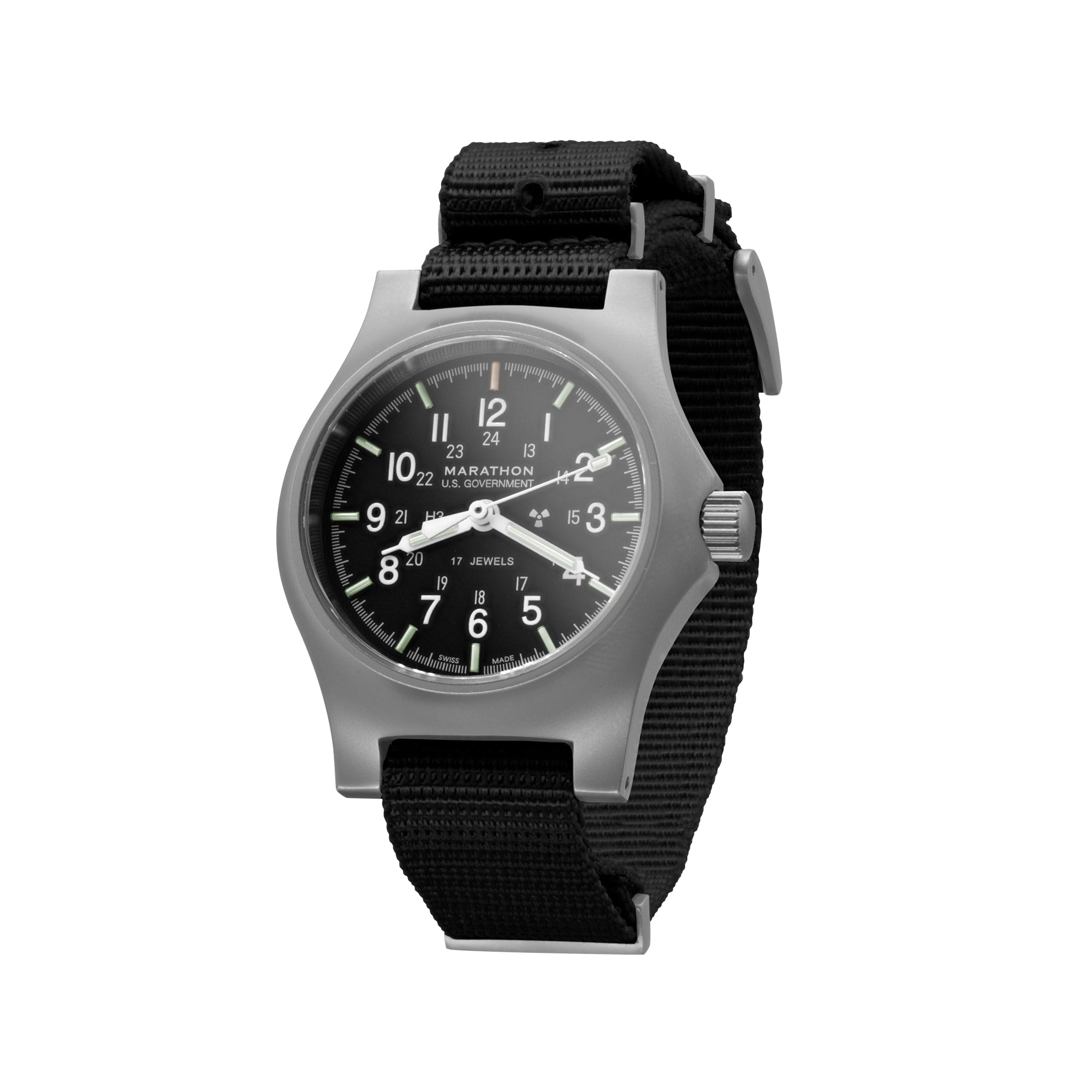 36mm Officer's Mechanical (GPM) on Nylon DEFSTAN – Marathon Watch