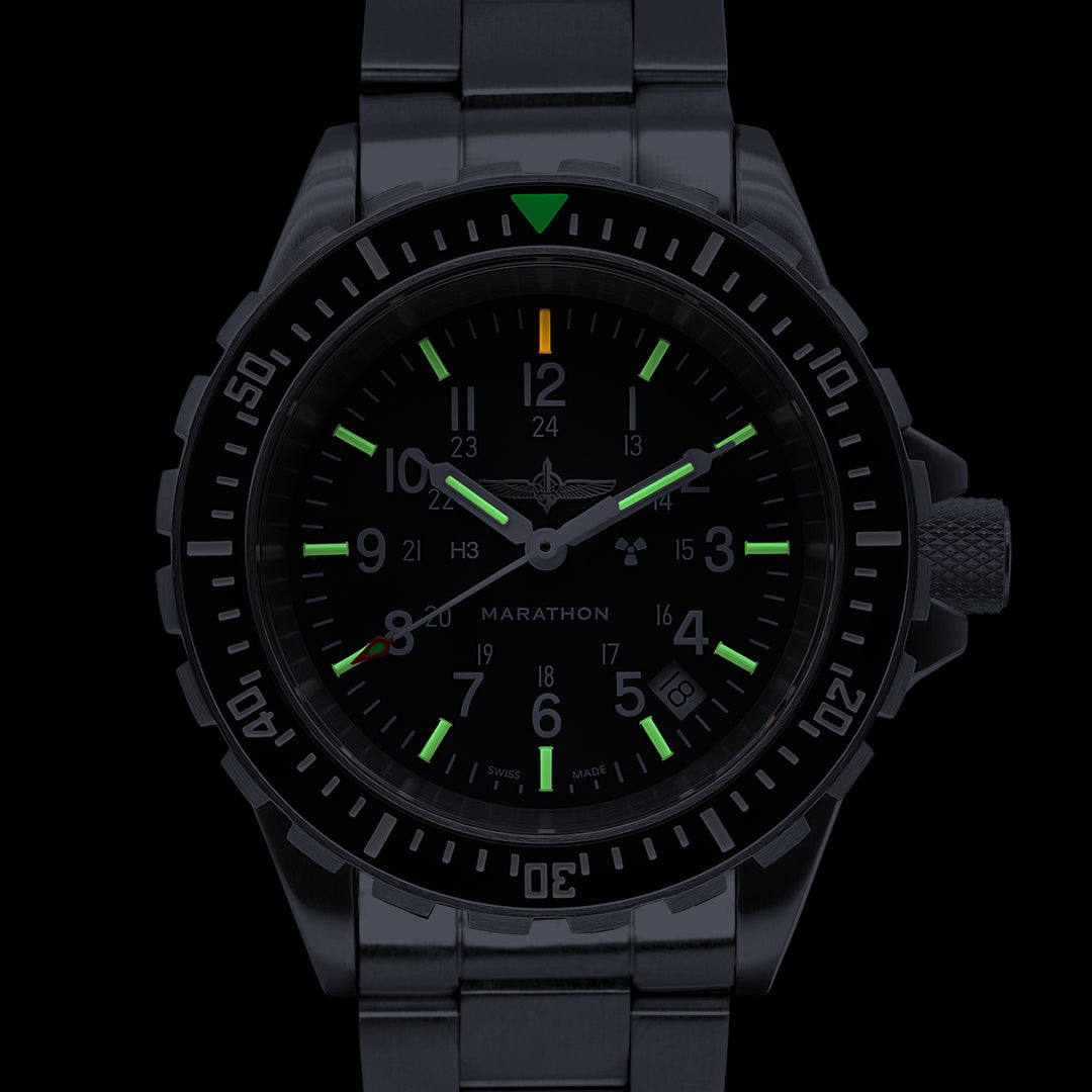 41mm Official Duvdevan Large Diver's Quartz (TSAR) with Stainless Stee ...