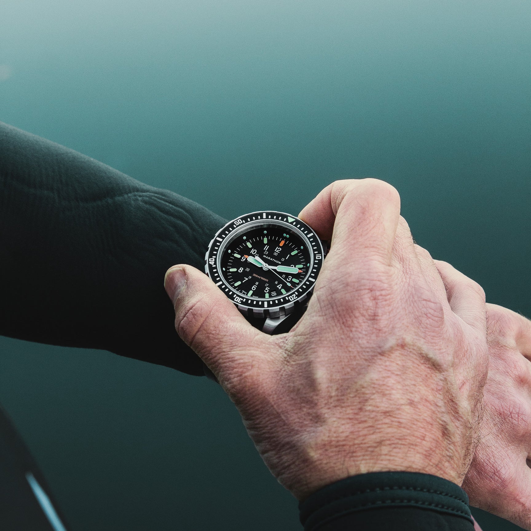 46mm Jumbo Diver's Quartz (JSAR) – Marathon Watch