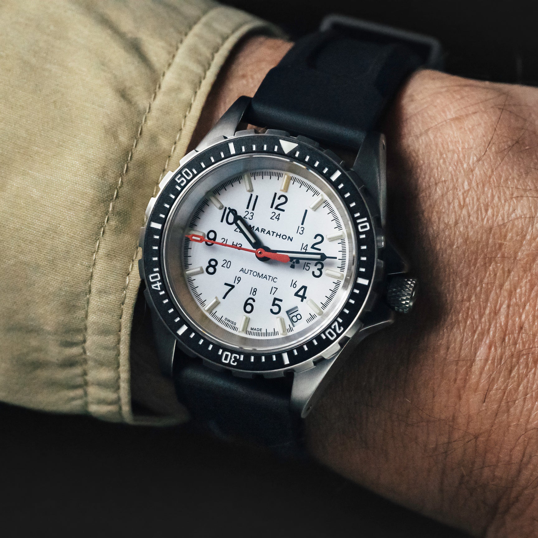 36mm Arctic Edition Medium Diver's Automatic (MSAR Auto) – Marathon Watch