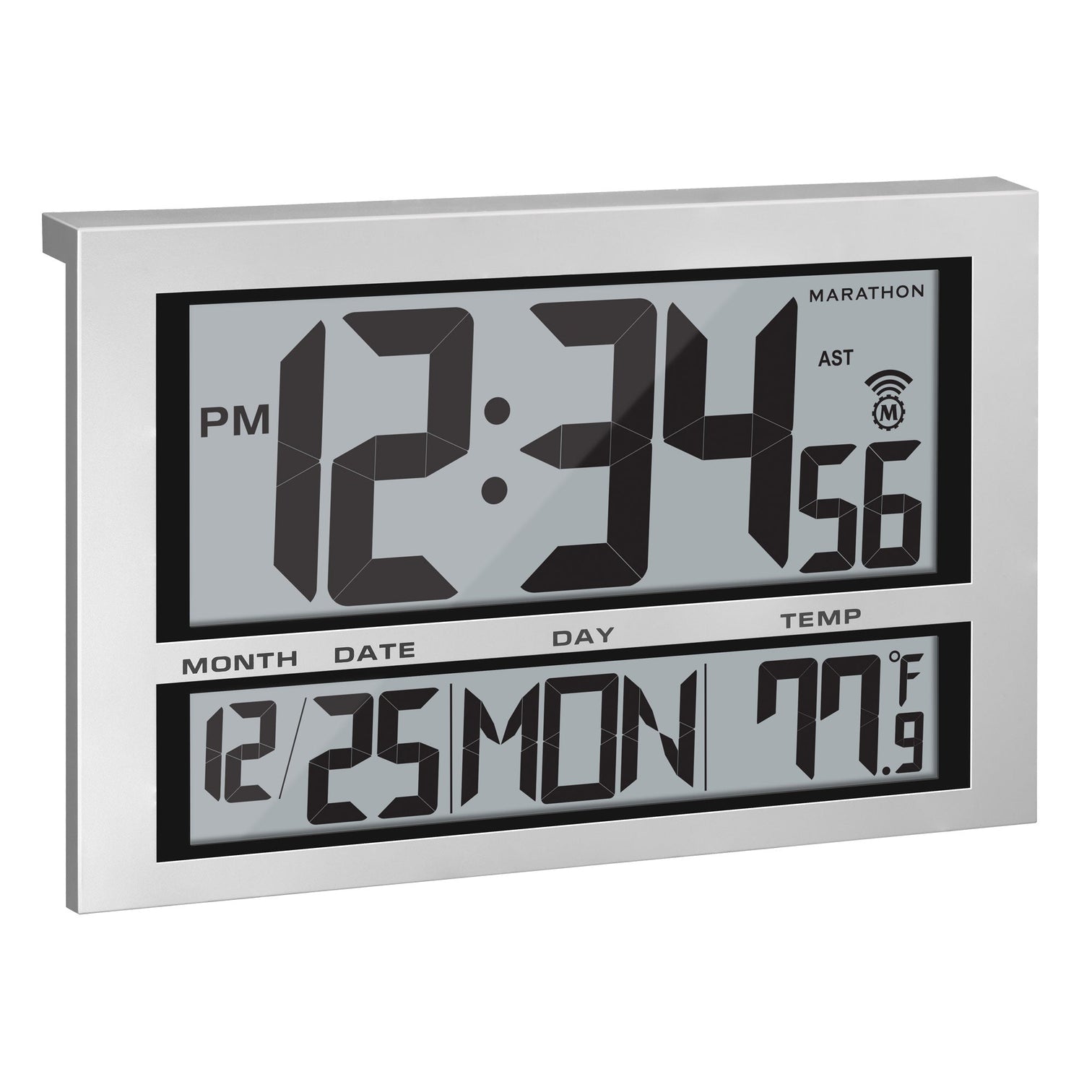 Jumbo Self-Setting Wall Clock – Marathon Watch