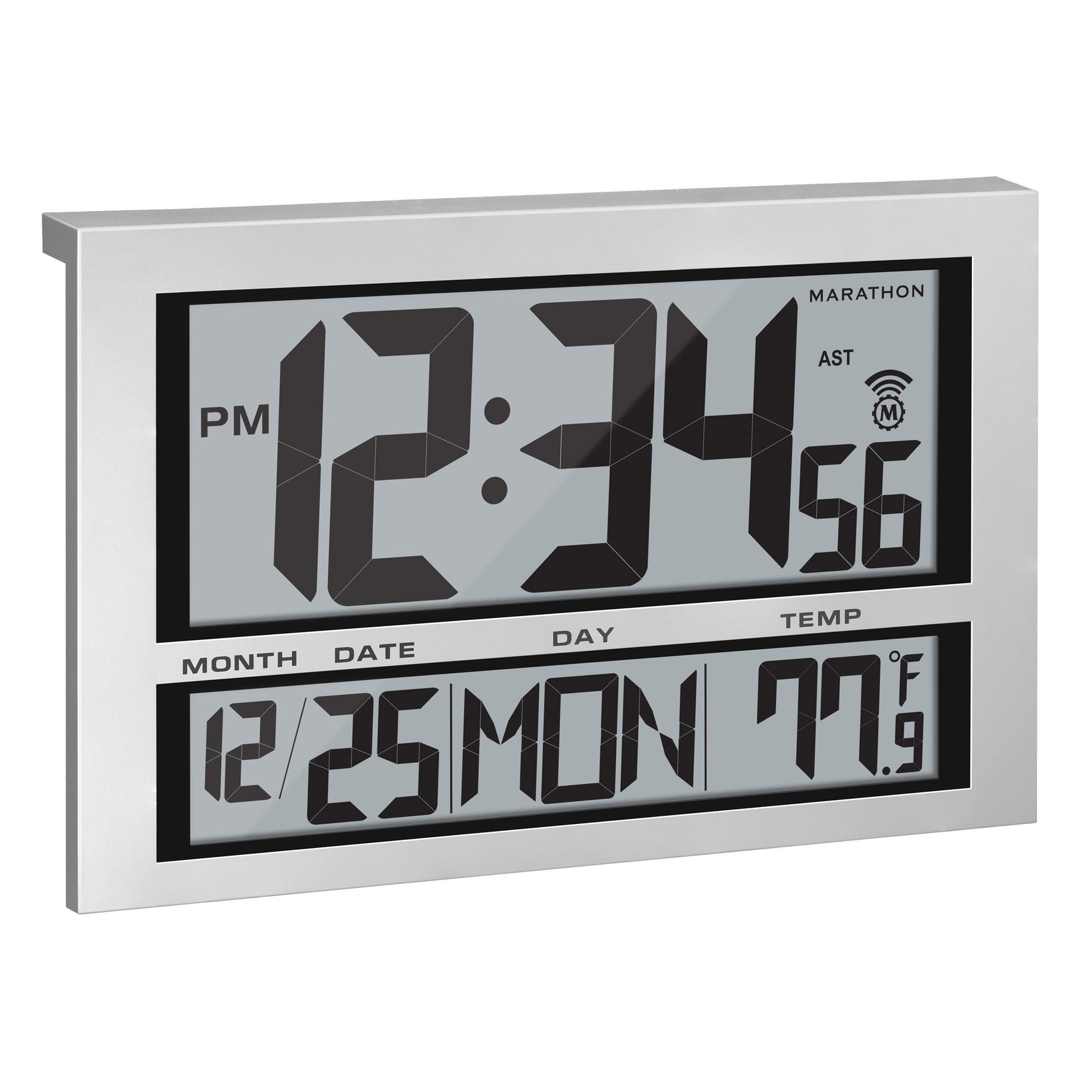Jumbo Self-Setting Wall Clock – Marathon Watch