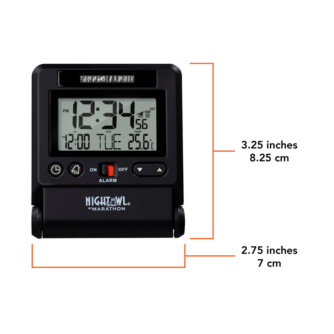 Self-Setting Travel Alarm Clock – Marathon Watch