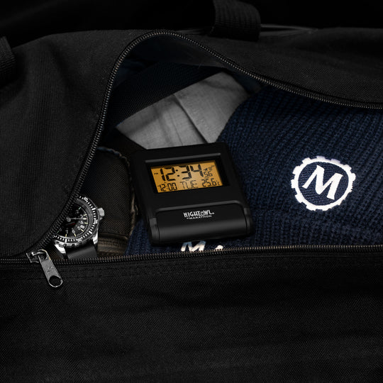 Self-Setting Travel Alarm Clock – Marathon Watch