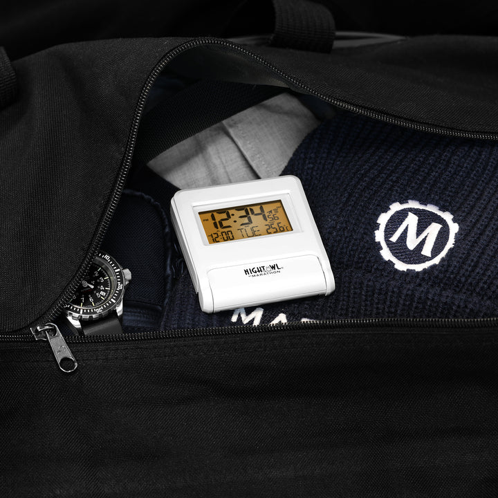 Self-Setting Travel Alarm Clock – Marathon Watch