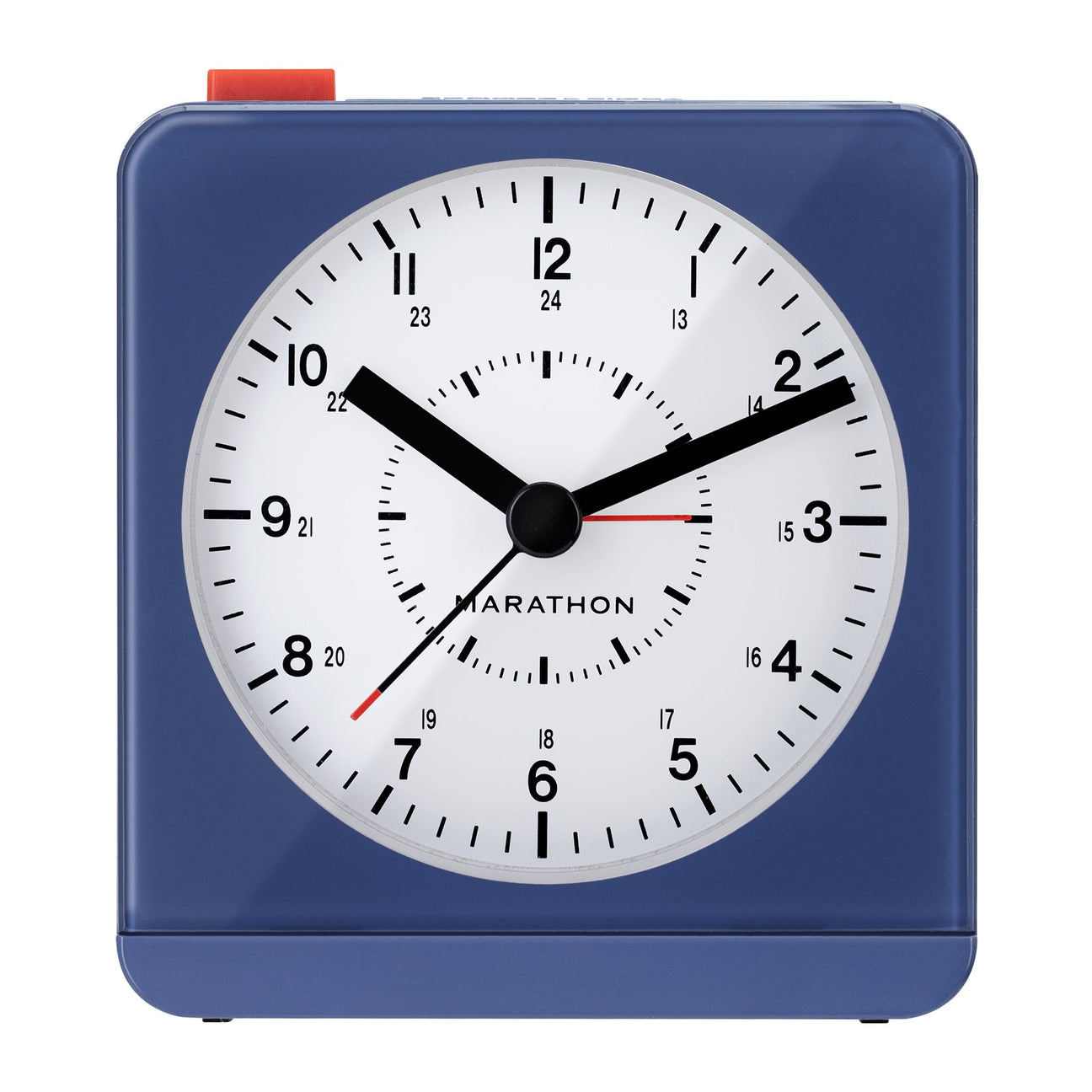 Analog Desk Alarm Clock with Auto Backlight – Marathon Watch