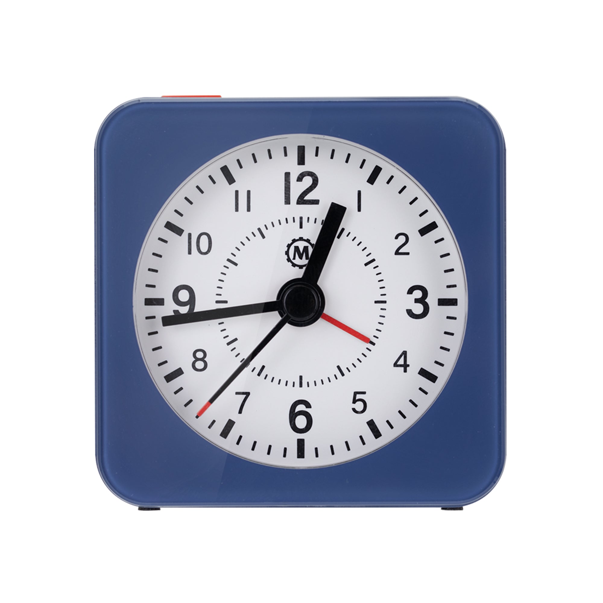 Marathon Mini Travel Alarm Clock Blue