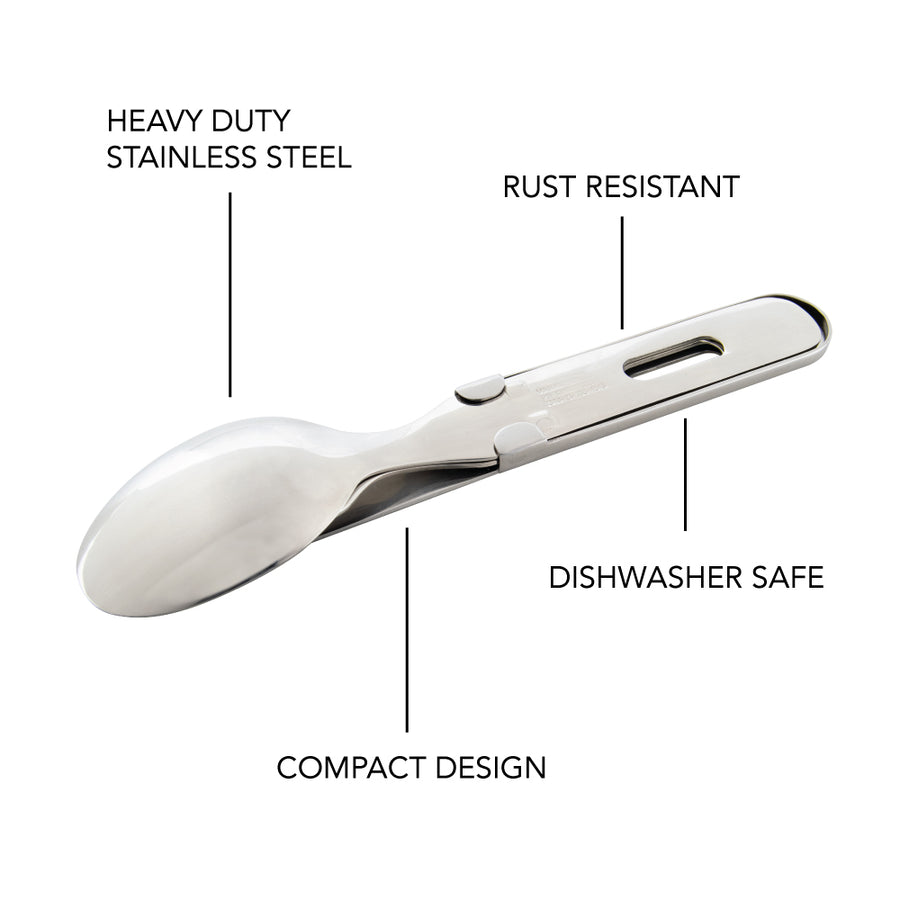 Knife, Fork and Spoon Set - Chow Kit - Military, Hiking, Camping, & Em ...