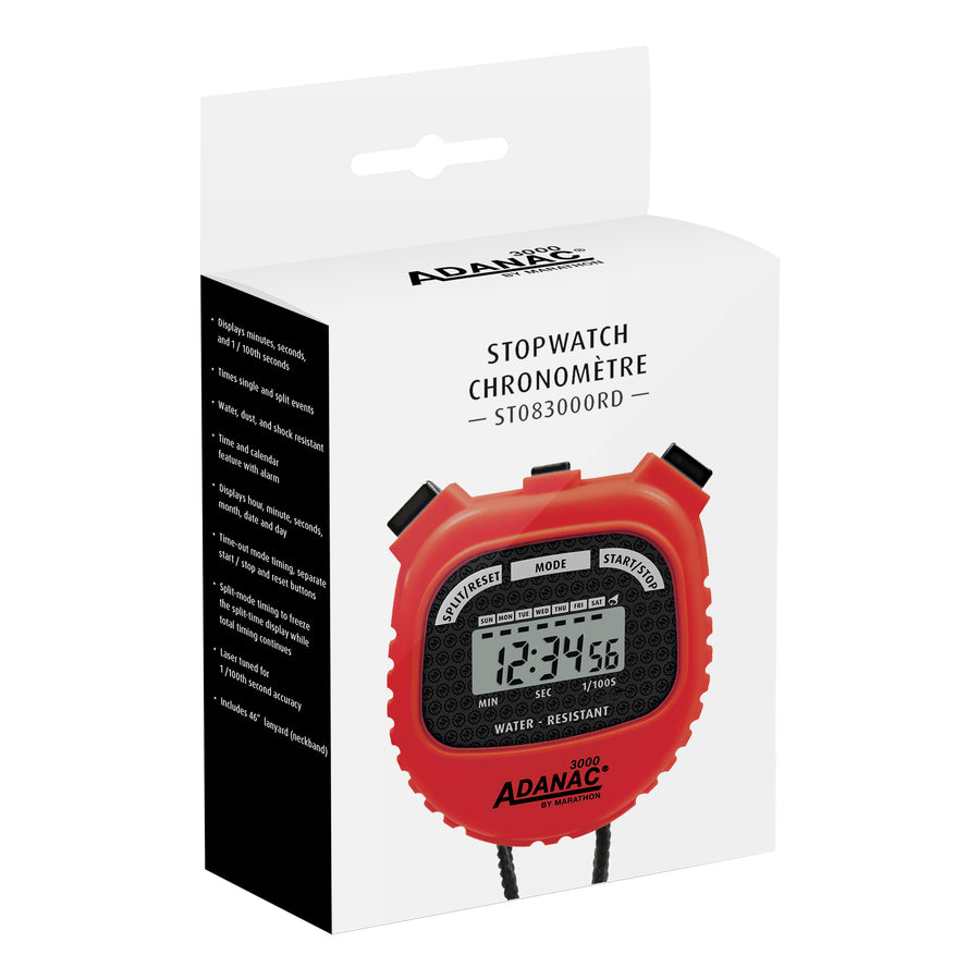 ADANAC 3000 Digital Stopwatch Timer - Marathon Watch Company