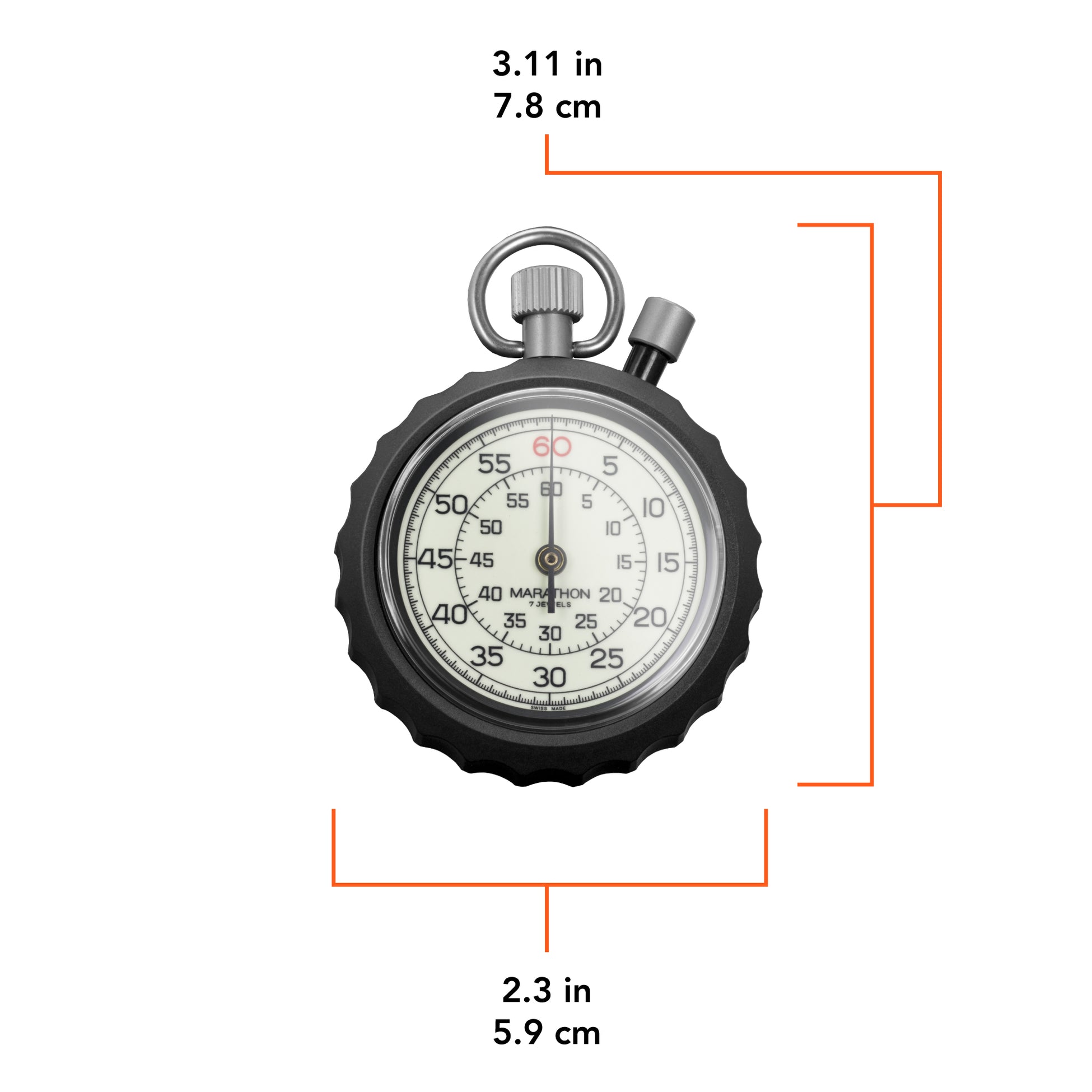 Mechanical Stopwatch: Instantaneous Return and Time-Out, Glow in the D ...