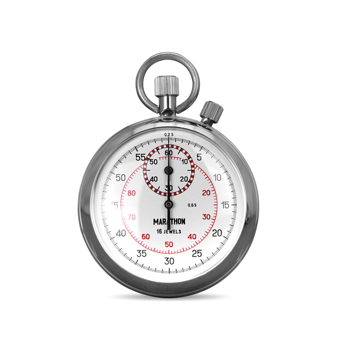 Mechanical Stopwatch: Interruption Type, (1/5 sec, 1/100 min) with 60 ...