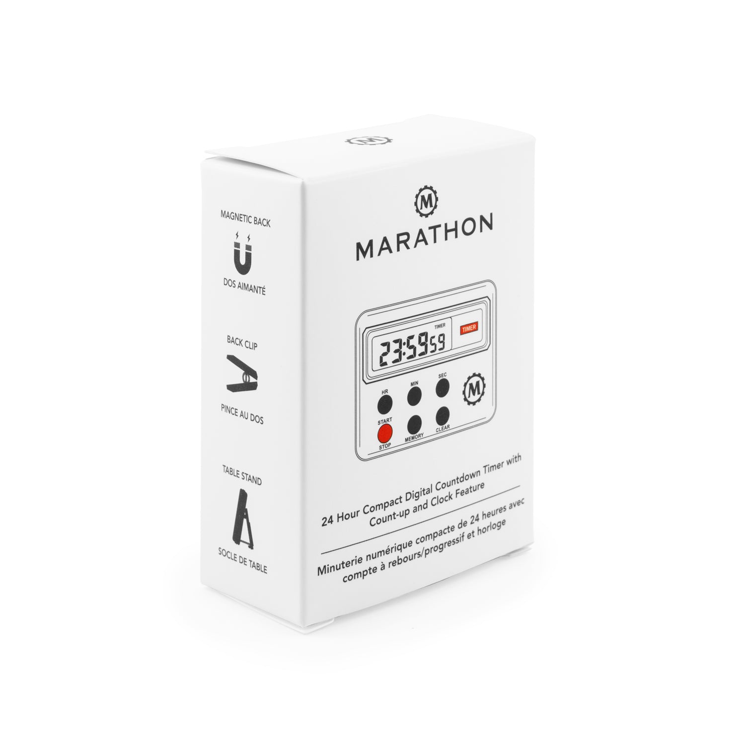 24 Hour Compact Digital Timer - Marathon Watch Company