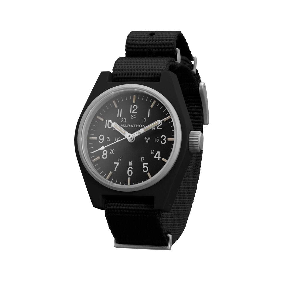 34mm Black General Purpose Mechanical (GPM) – Marathon Watch