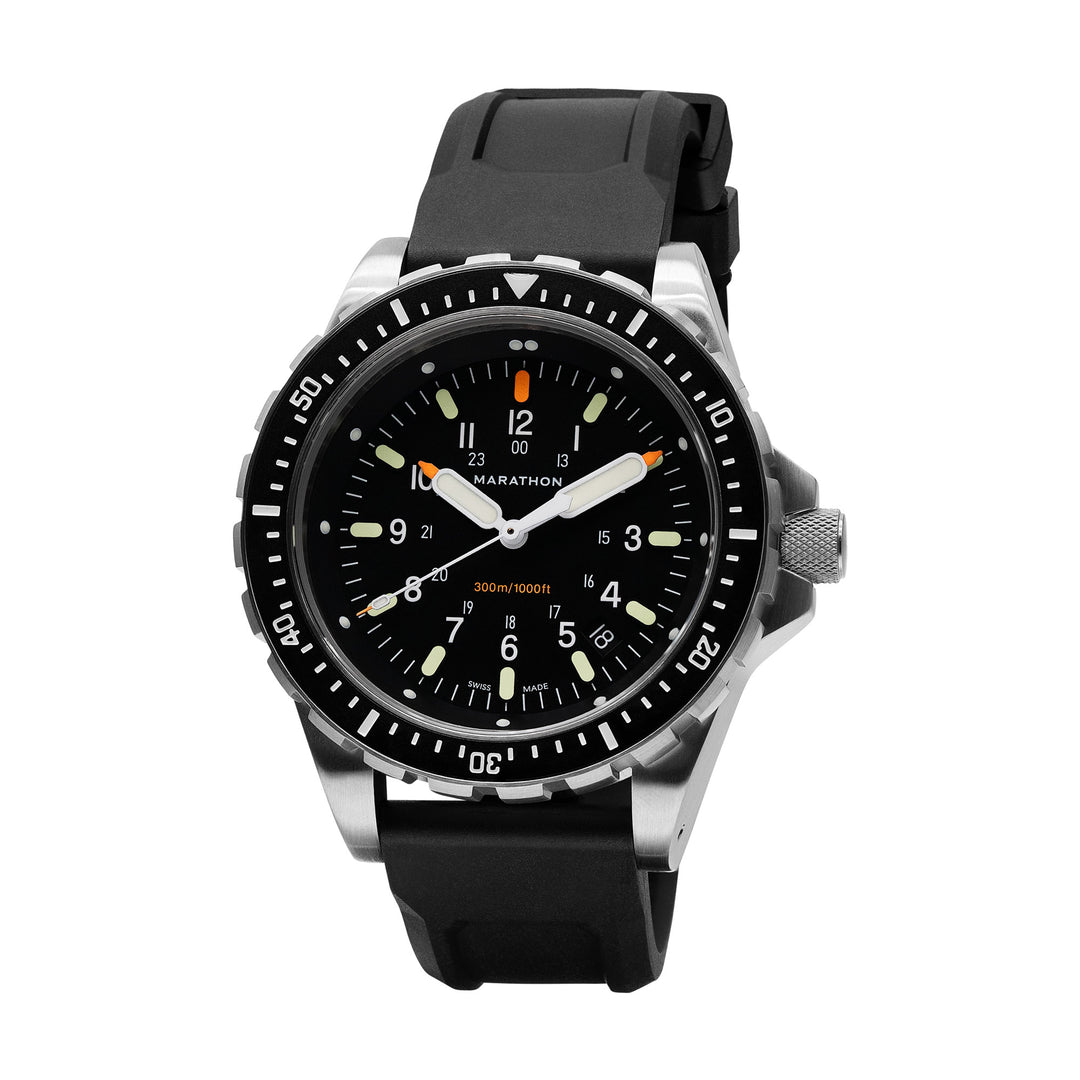 46mm Jumbo Diver's Quartz (JSAR) – Marathon Watch