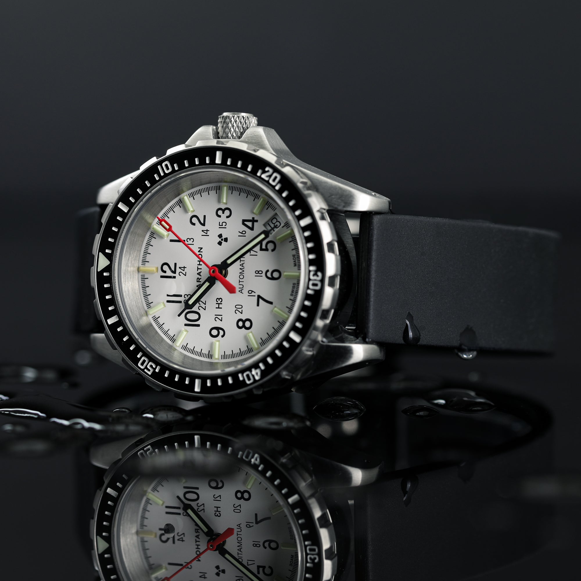 36mm Arctic Edition Medium Diver's Automatic (MSAR Auto) – Marathon Watch